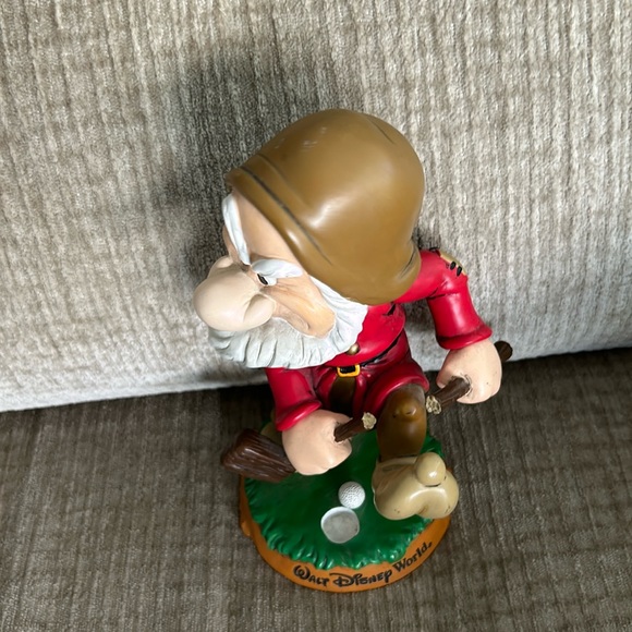 Disney | Art | Disneys Grumpy Golfing Bobble Head 9 Inches Tall See ...